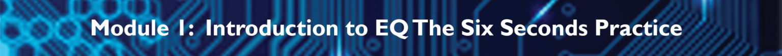 Module 1: Introduction to EQ The Six Seconds Practice – OESIS Faculty ...
